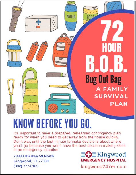 Free Disaster Preparedness Guide For Your Family Elite Hospital Kingwood